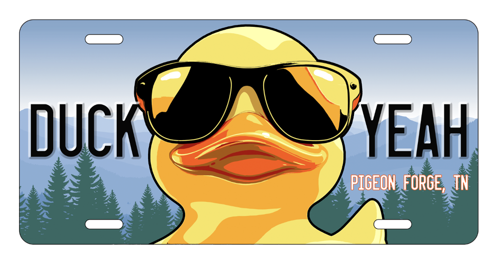 License Plates | Duck Yeah! | Duck Themed Vanity Plates for Jeep ...