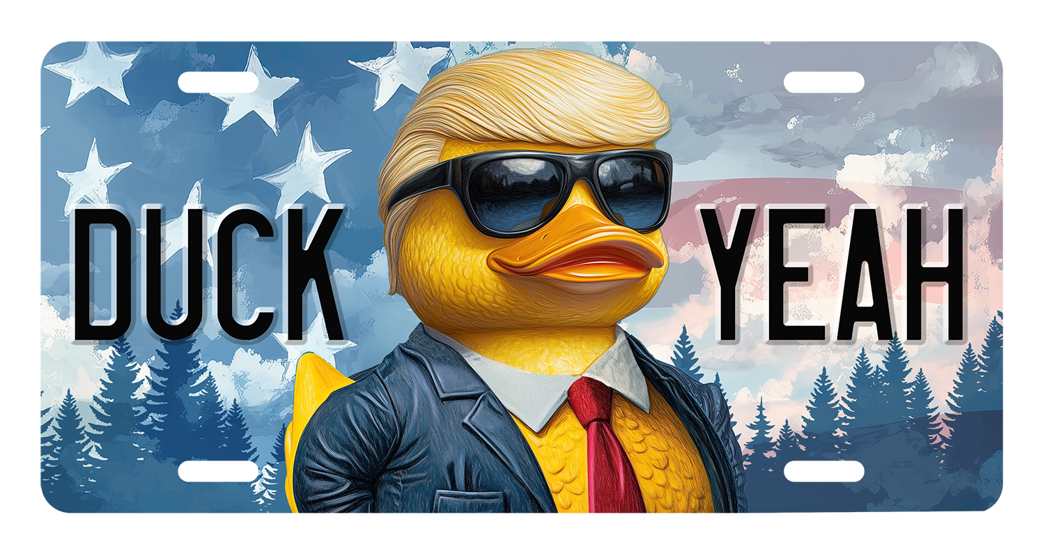 Trump License Plate – Duck Yeah!
